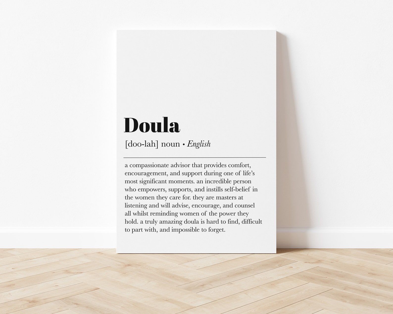Doula Definition Printable Wall Art Doula Gift Doula Quote - Etsy