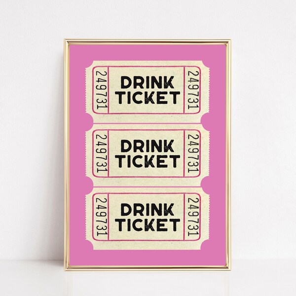 Concert Ticket Wall Art - Etsy
