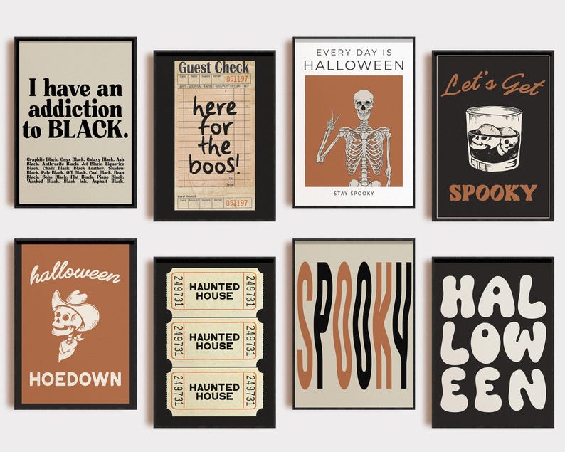 Halloween Mega Bundle Collection | 80 PRINTABLES | Halloween Decor ...