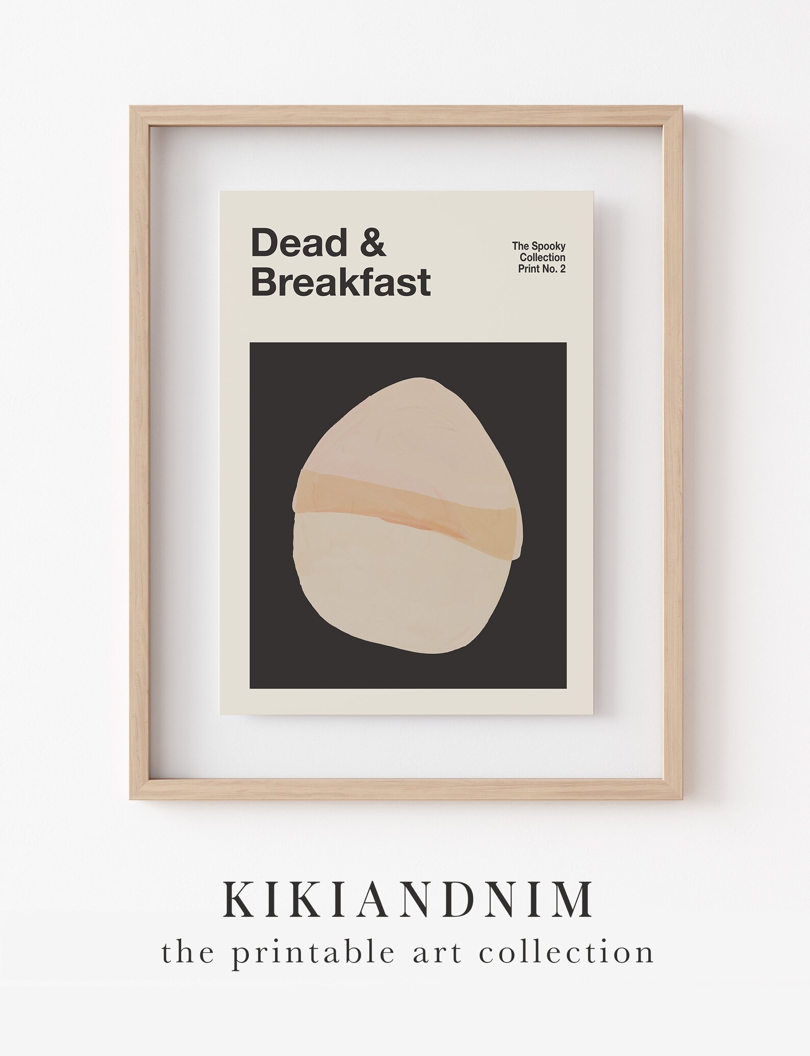 Dead and Breakfast Sign Halloween Home Decor Mid Century - Etsy