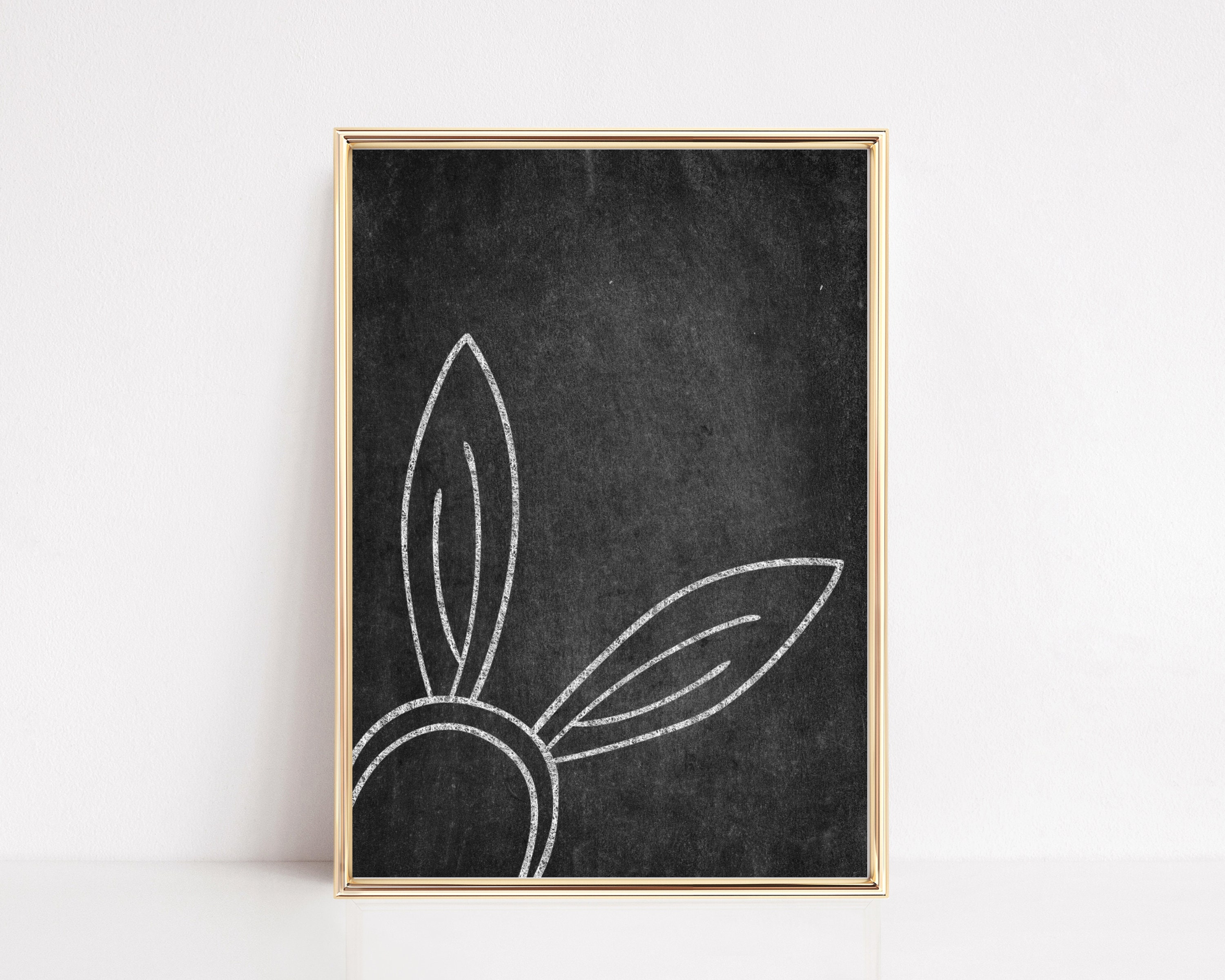 Easter Printable Wall Art Boho Easter Decor Easter Bunny - Etsy