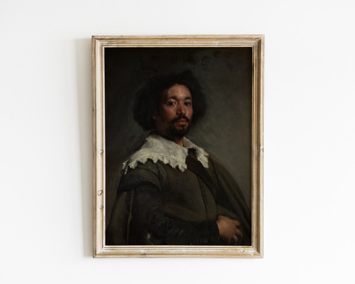 Male Portrait Painting Vintage Art Prints Fine Art Print - Etsy