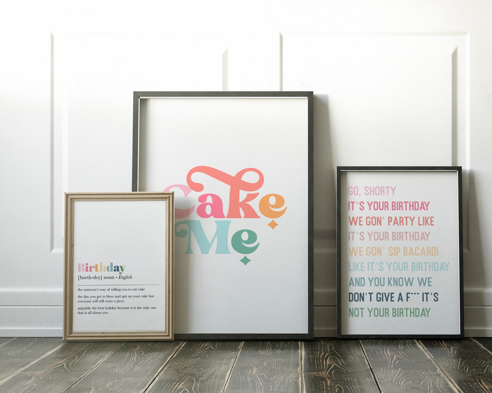 Birthday Definition Print Birthday Wall Art Birthday Print | Etsy