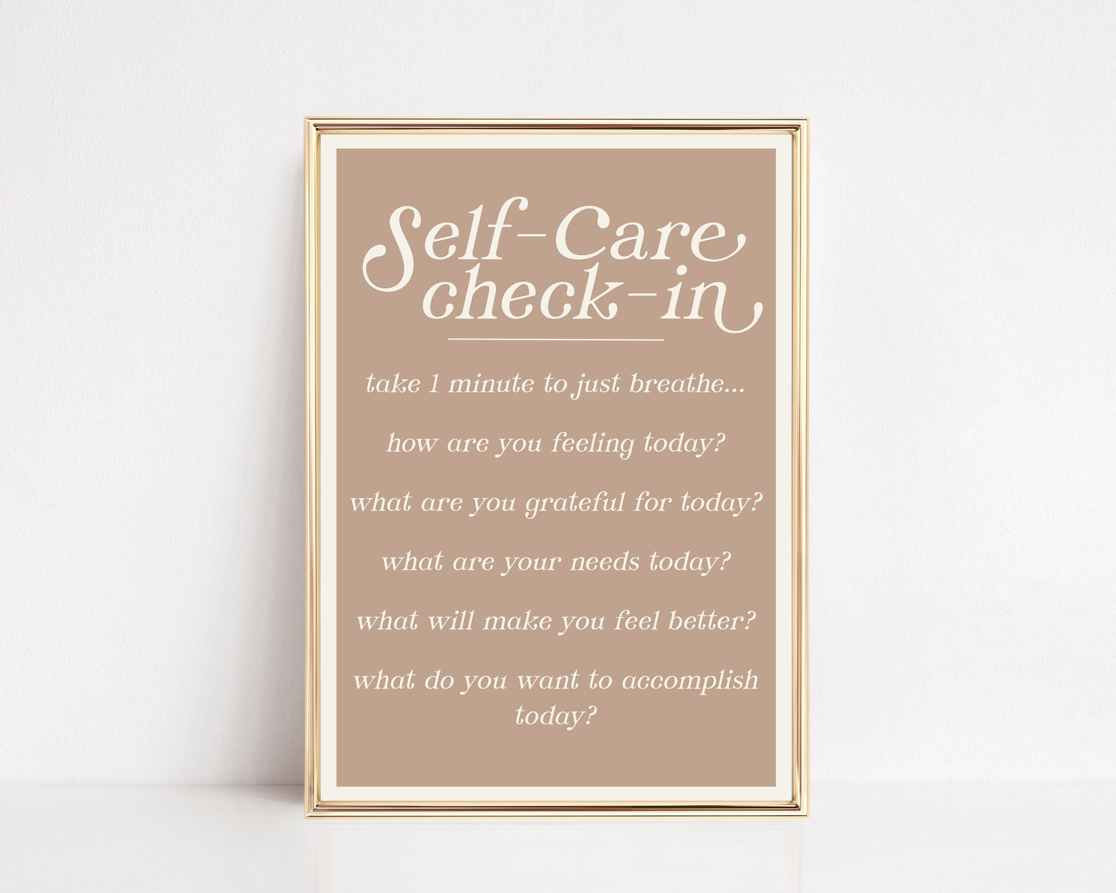 Self Care Poster Set of 2 Prints Self Care Wall Art - Etsy