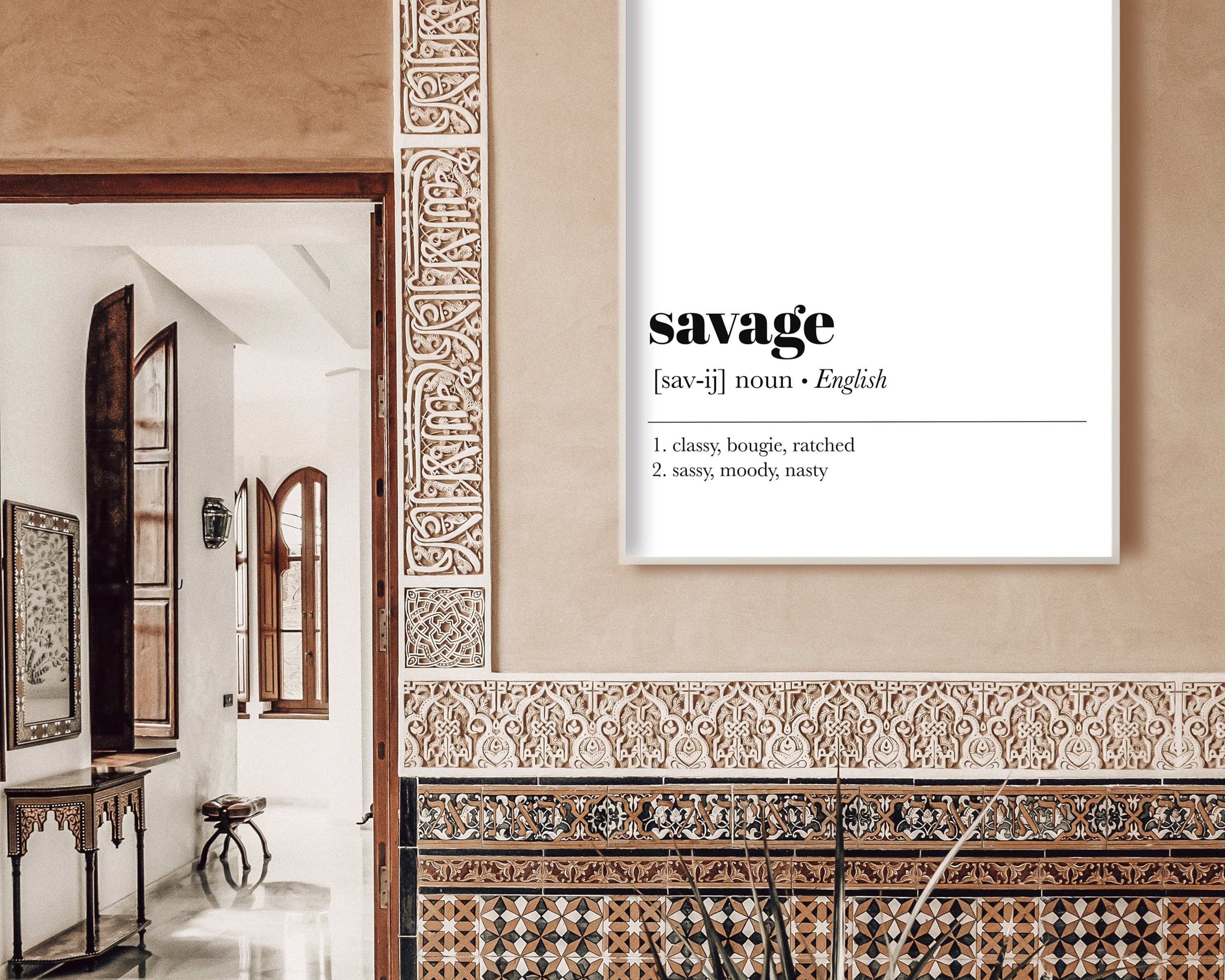 Savage Definition Megan Thee Stallion I'm a Savage | Etsy