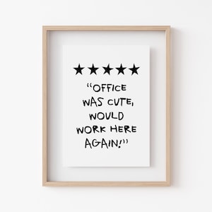 Office Decor | 6 OFFICE PRINTABLES | Office Wall Art | Office Decor for ...