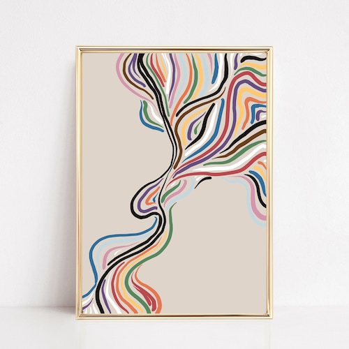 Subtle Pride Wall Art World Pride Pride Home Decor LGBTQ - Etsy