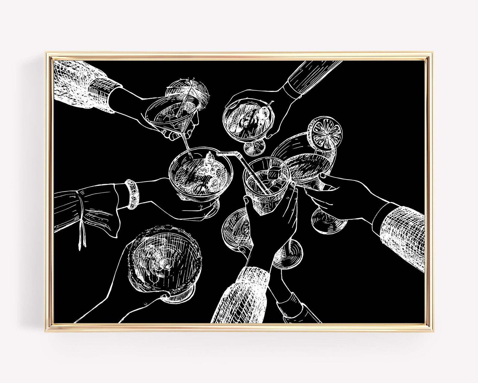 Bar Cart Prints Set of 10 PRINTABLES Alcohol Prints Bar - Etsy