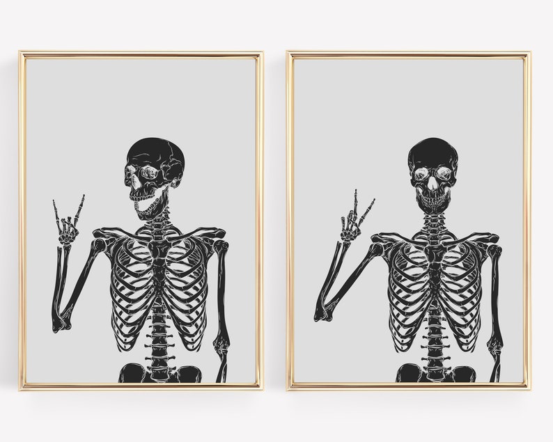 Halloween Art Mega Bundle Set Set of 20 PRINTABLES - Etsy