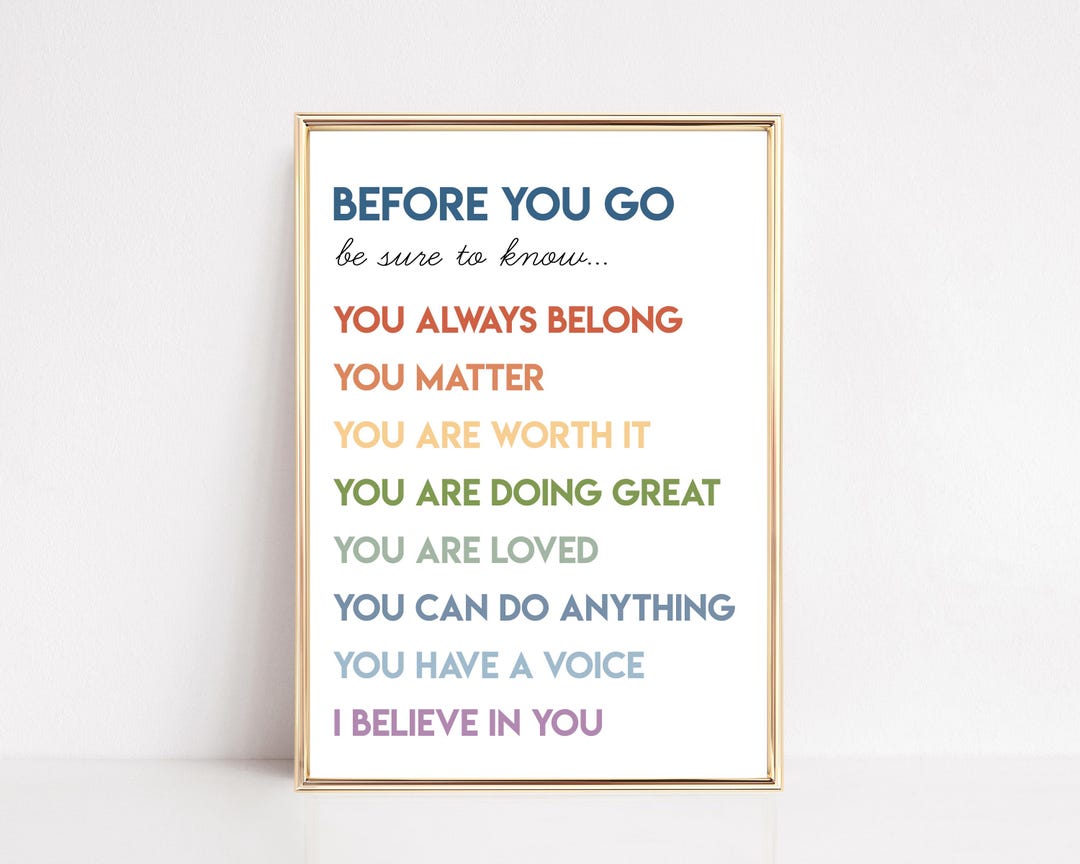 Growth Mindset Classroom Decor | Inspirational Poster | Affirmation ...