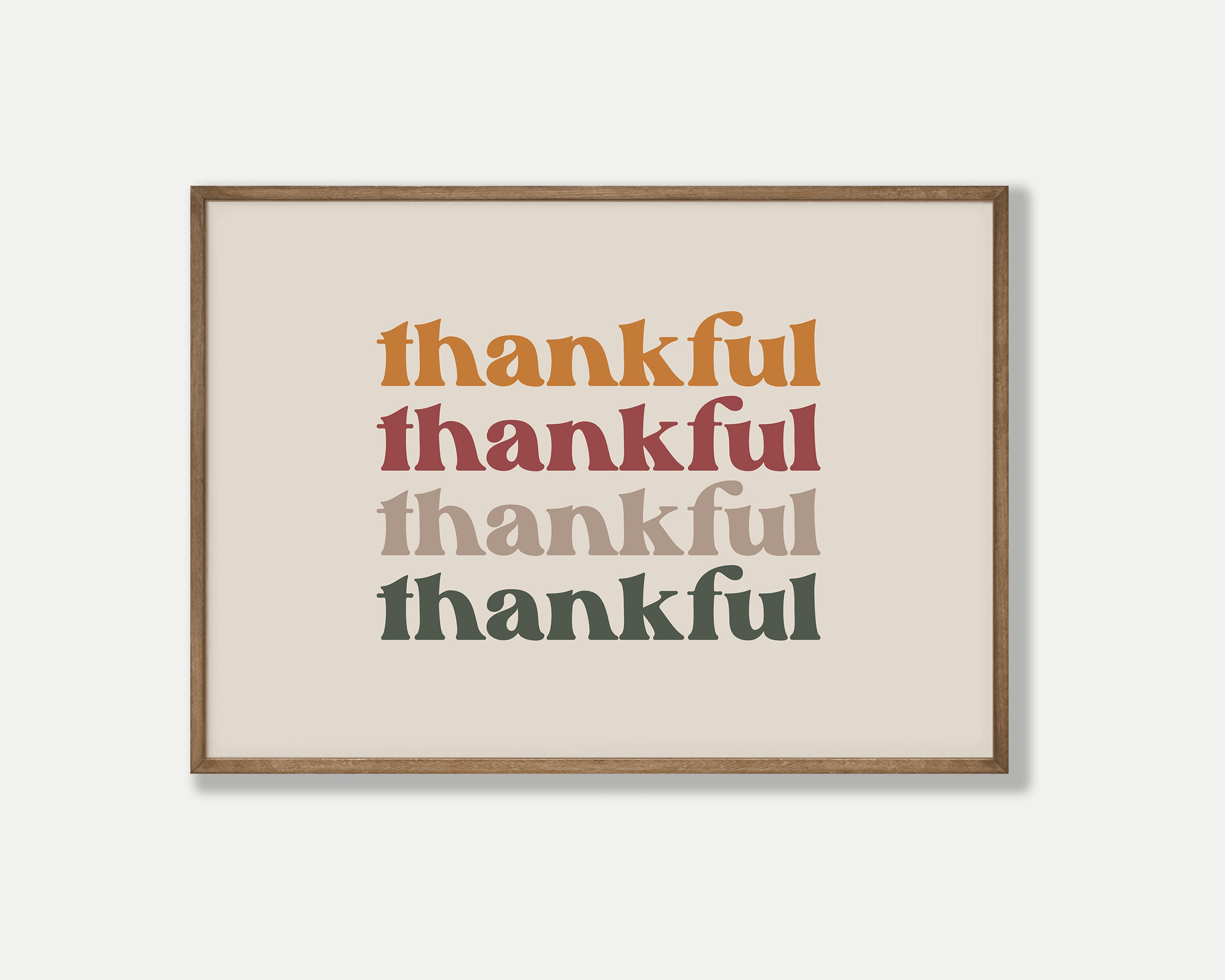 Thanksgiving Wall Art Thankful Sign Give Thanks Print - Etsy