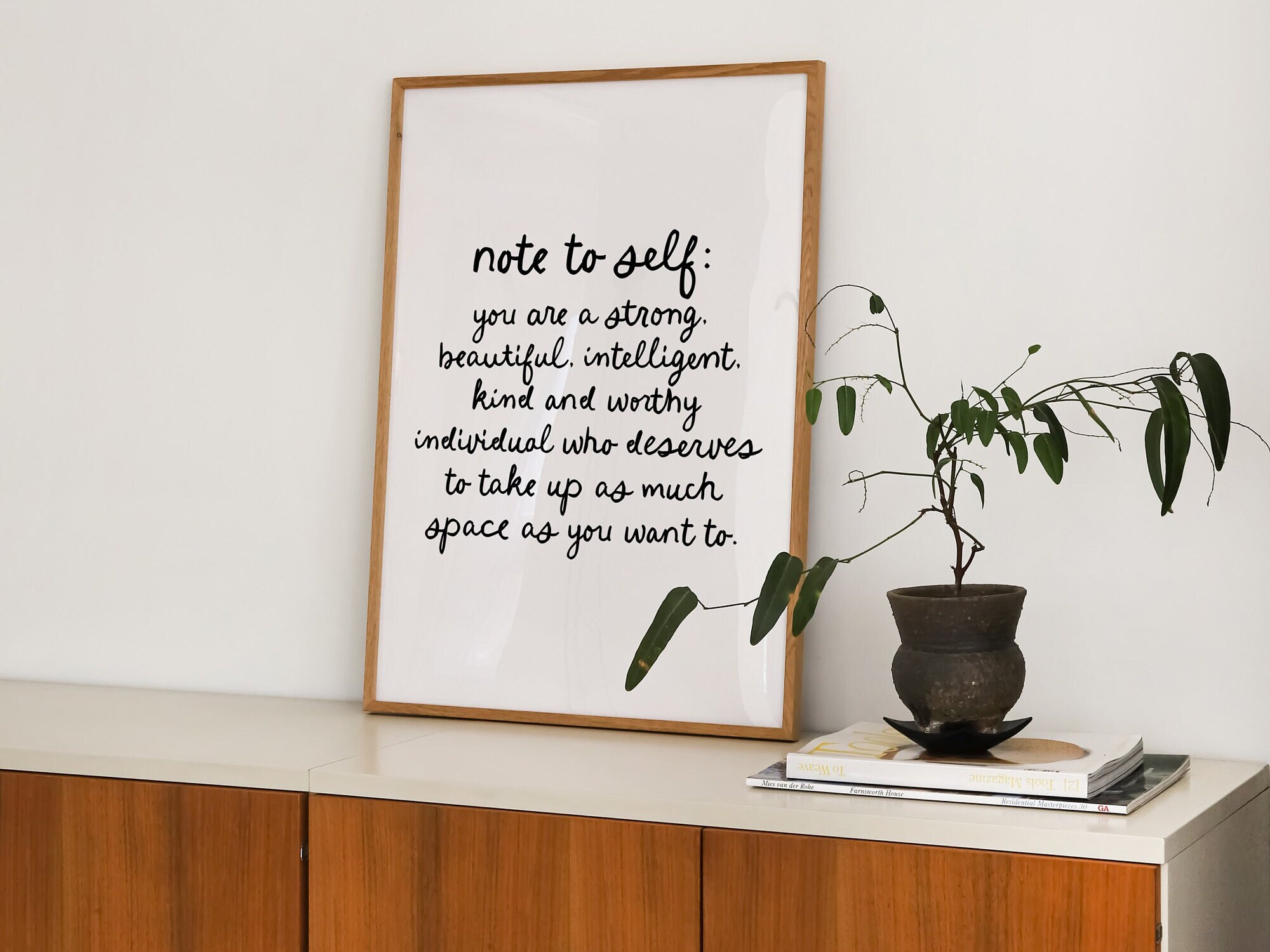 Positive Affirmations Wall Art | Affirmation Poster | Mental Health Art ...
