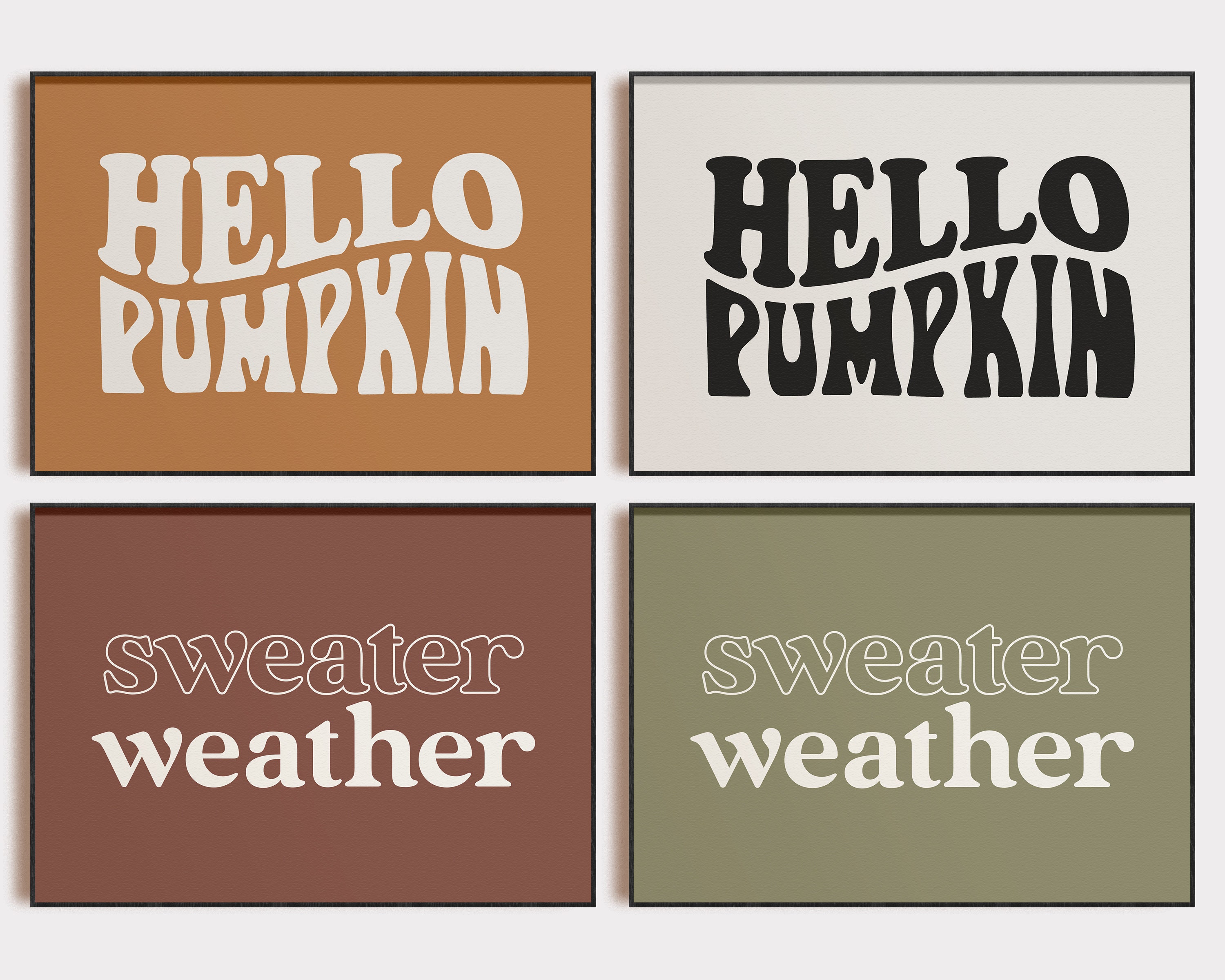 Fall Gallery Wall Set | Set of 10 PRINTABLES | Fall Prints | Fall Wall ...