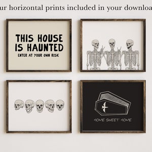Halloween Decor | 20 HALLOWEEN DIGITAL PRINTS | Halloween Wall Art ...