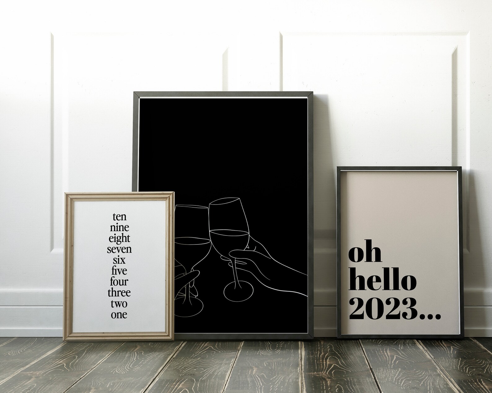 New Years Eve Decorations 2023 New Years Printable - Etsy