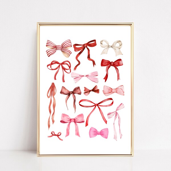 Bow Wall Art - Etsy
