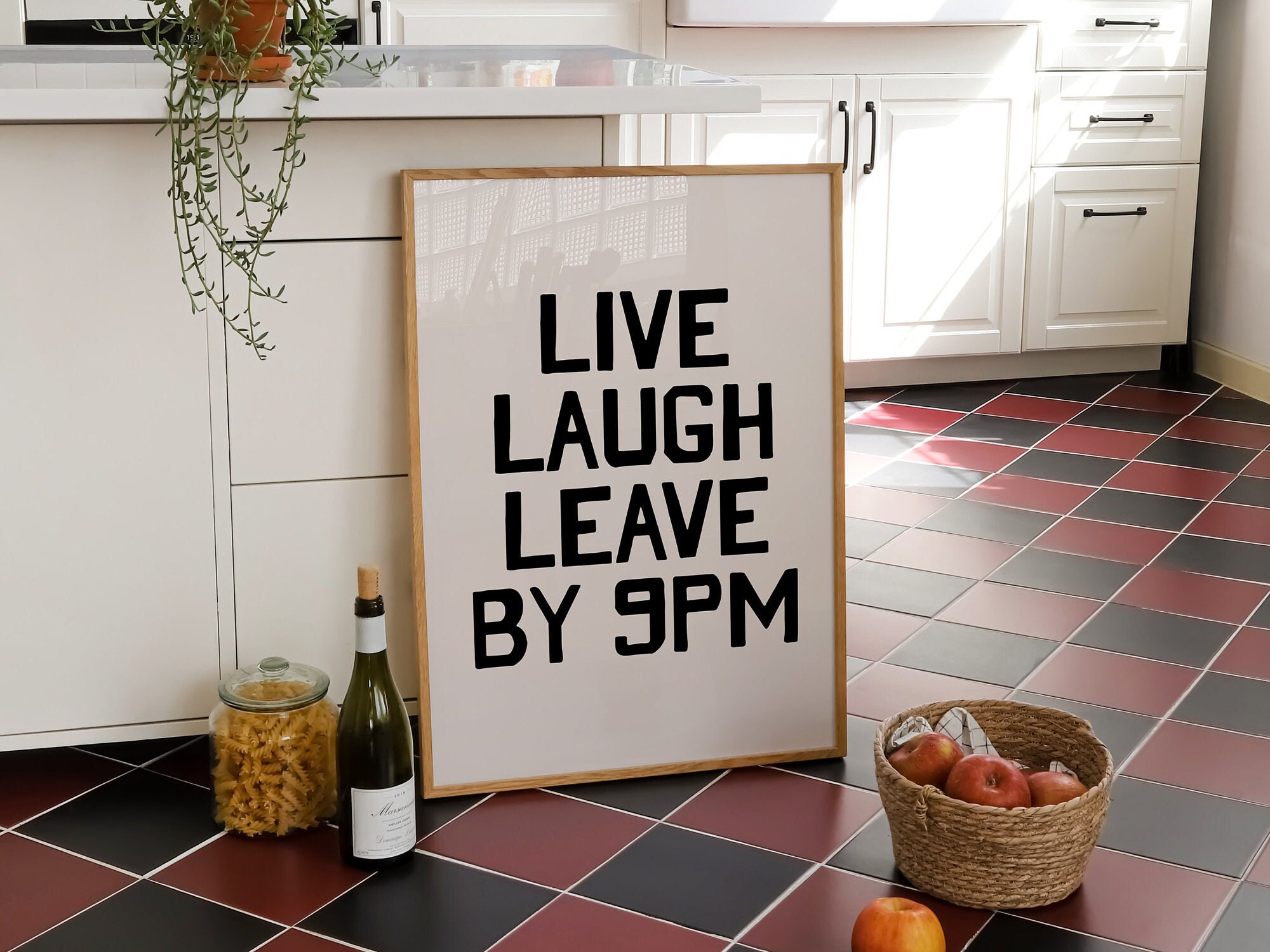 Live Laugh Leave by 9 | Entryway Decor | Living Room Art | Unique Print ...