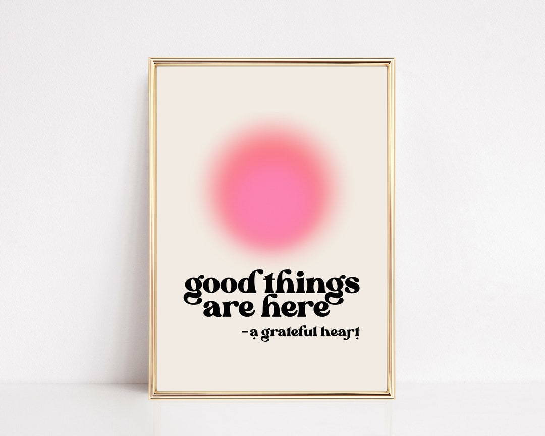 Trendy Wall Art Print | Affirmation Wall Art | Retro Poster | Aesthetic ...
