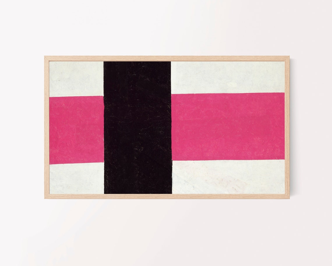 Samsung Frame Tv Art Modern | Pink Frame Tv Art | Eclectic Art | Art ...