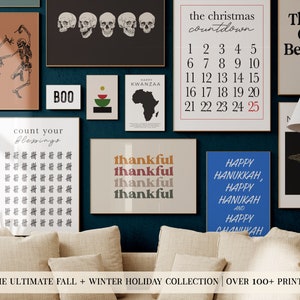 Fall Winter Holiday Mega Bundle Set Over 100 PRINTABLES - Etsy