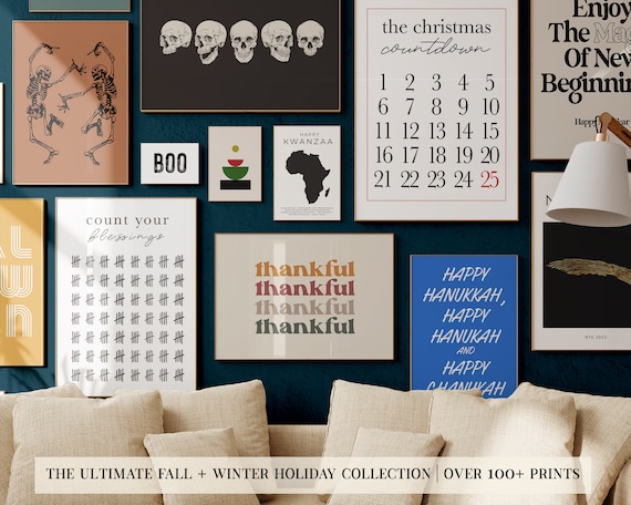 Fall Winter Holiday Mega Bundle Set Over 100 PRINTABLES - Etsy