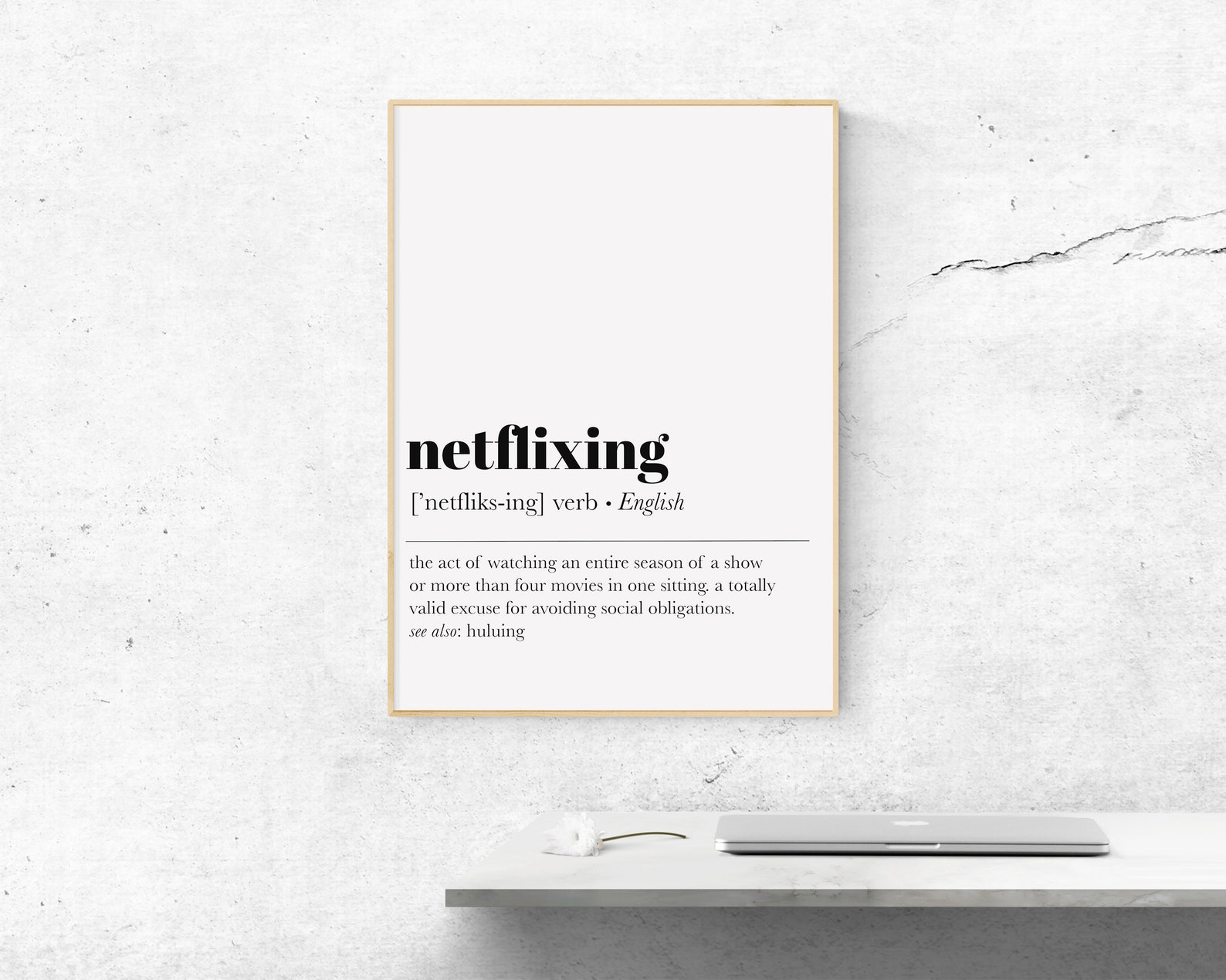 Netflix Printable Living Room Wall Art Definition Print | Etsy