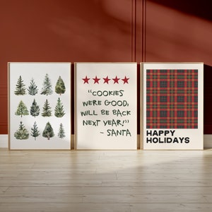Funny Christmas Decor | Christmas Wall Art | Trendy Rating Sign ...