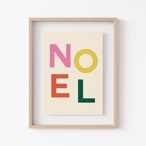 Noel Christmas Print | Christmas Wall Art | Christmas Decor | Christmas ...