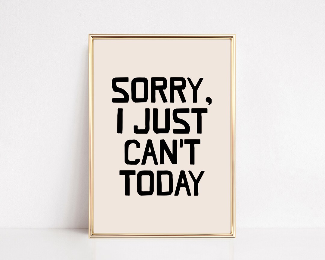 Funny Wall Art Living Room Decor Girly Print Dorm Decor Large Wall Art ...