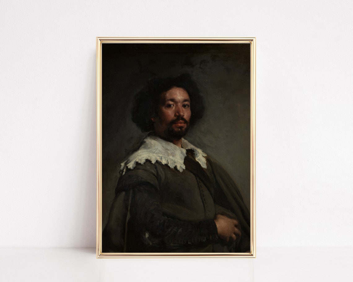 Male Portrait Painting Vintage Art Prints Fine Art Print - Etsy