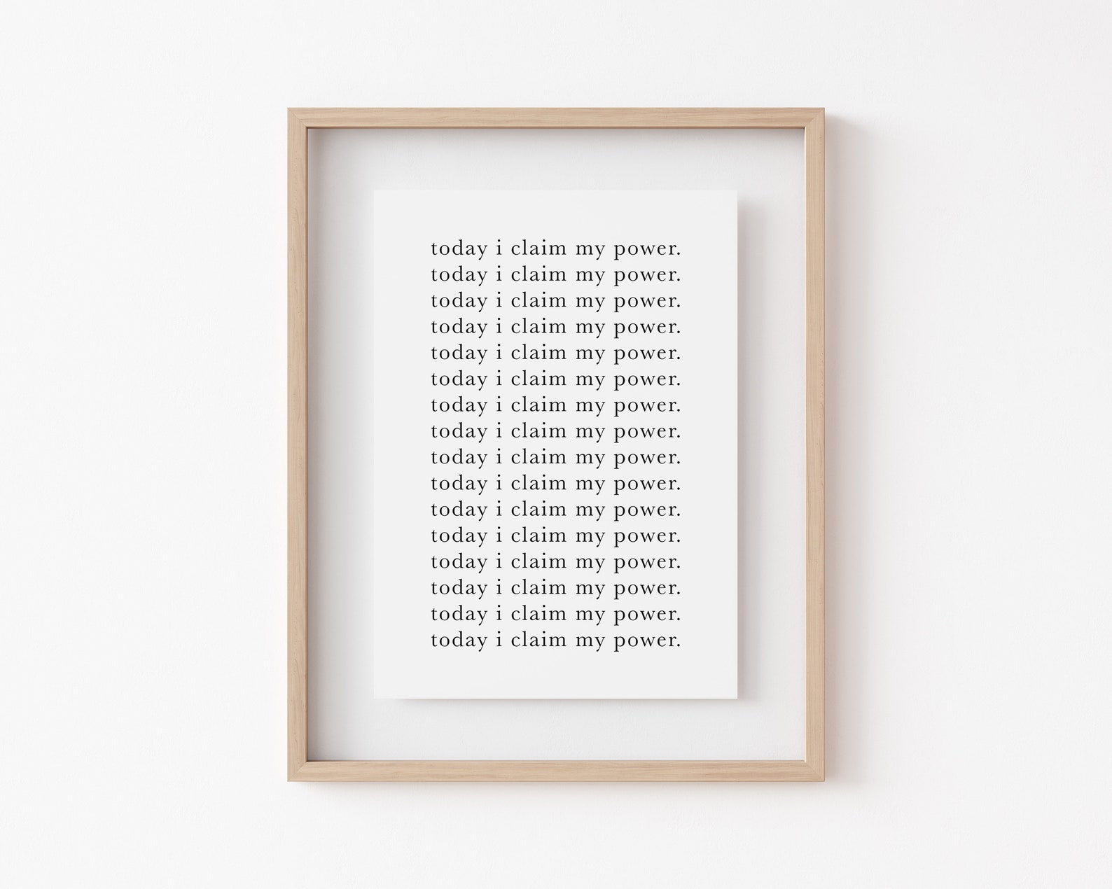 Affirmation Wall Art Black and White Quote Prints Daily | Etsy