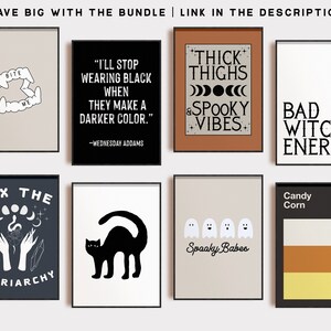 Skeleton Print | Cute Halloween Decor | Halloween Wall Art | Minimalist ...