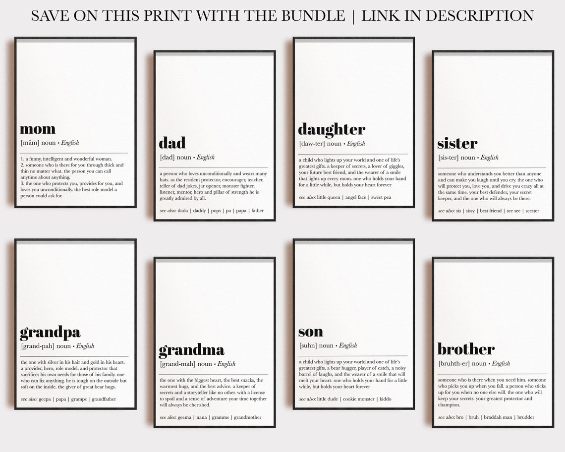 Uncle Definition Print Christmas Gift for Uncle Funcle - Etsy