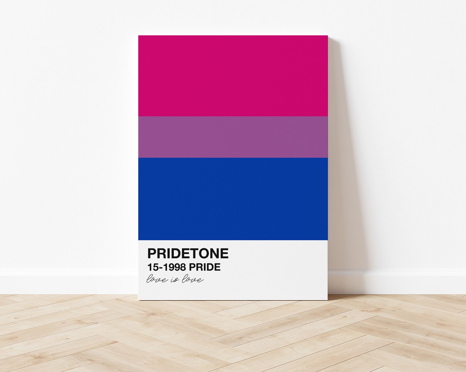 Bi Pride Decor Bisexual Pride Flag Print Bisexual Flag | Etsy