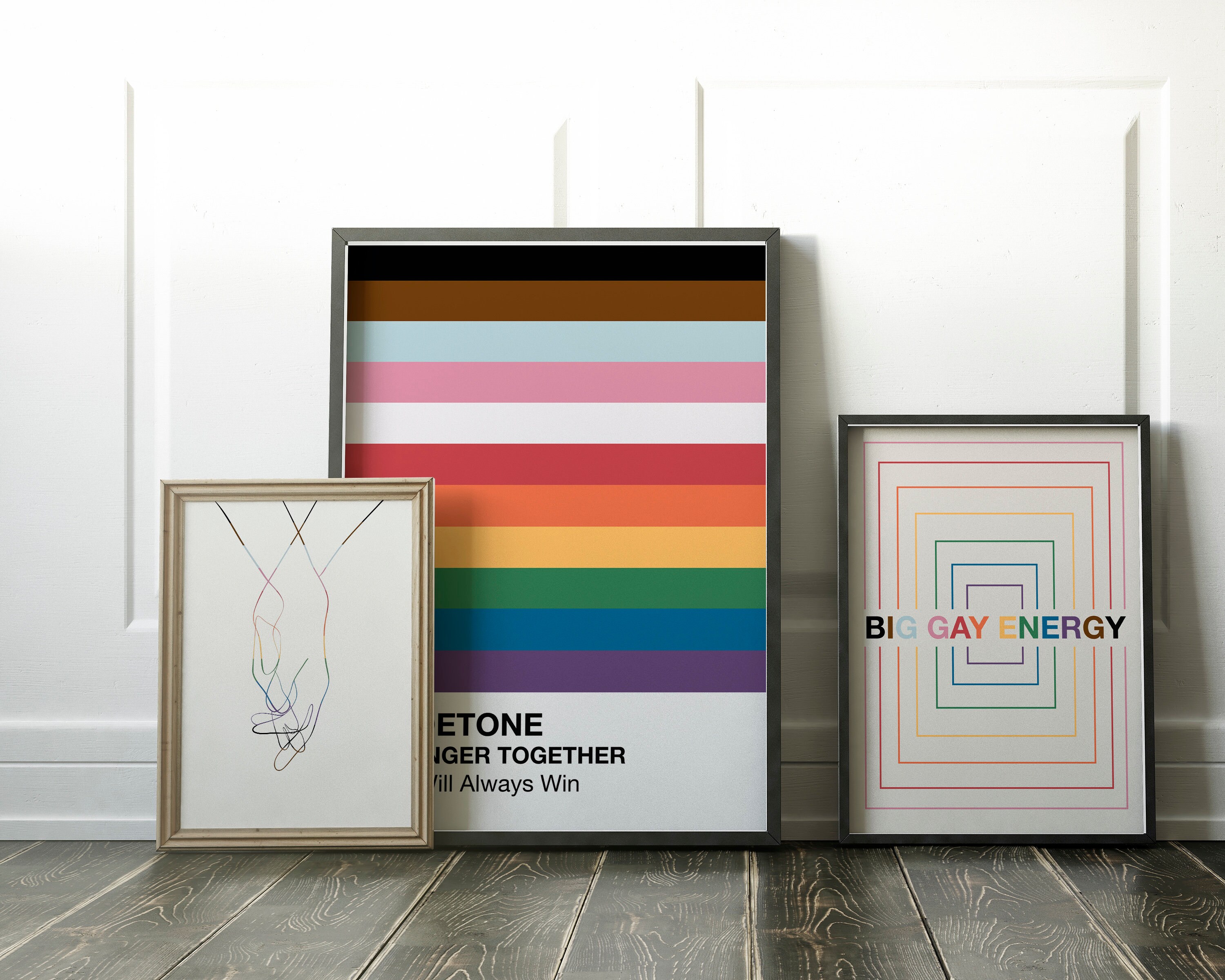 Pride Print | Inclusive Pride Flag | Pride Home Decor | LGBTQ Gift ...
