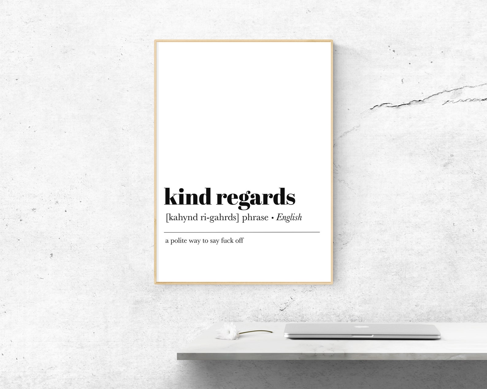 Funny Office Email Kind Regards Definition Coworker Gift Zoom ...