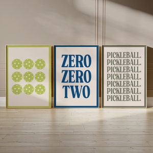 Pickleball Decor Aesthetic Wall Art Pickleball Art - Etsy