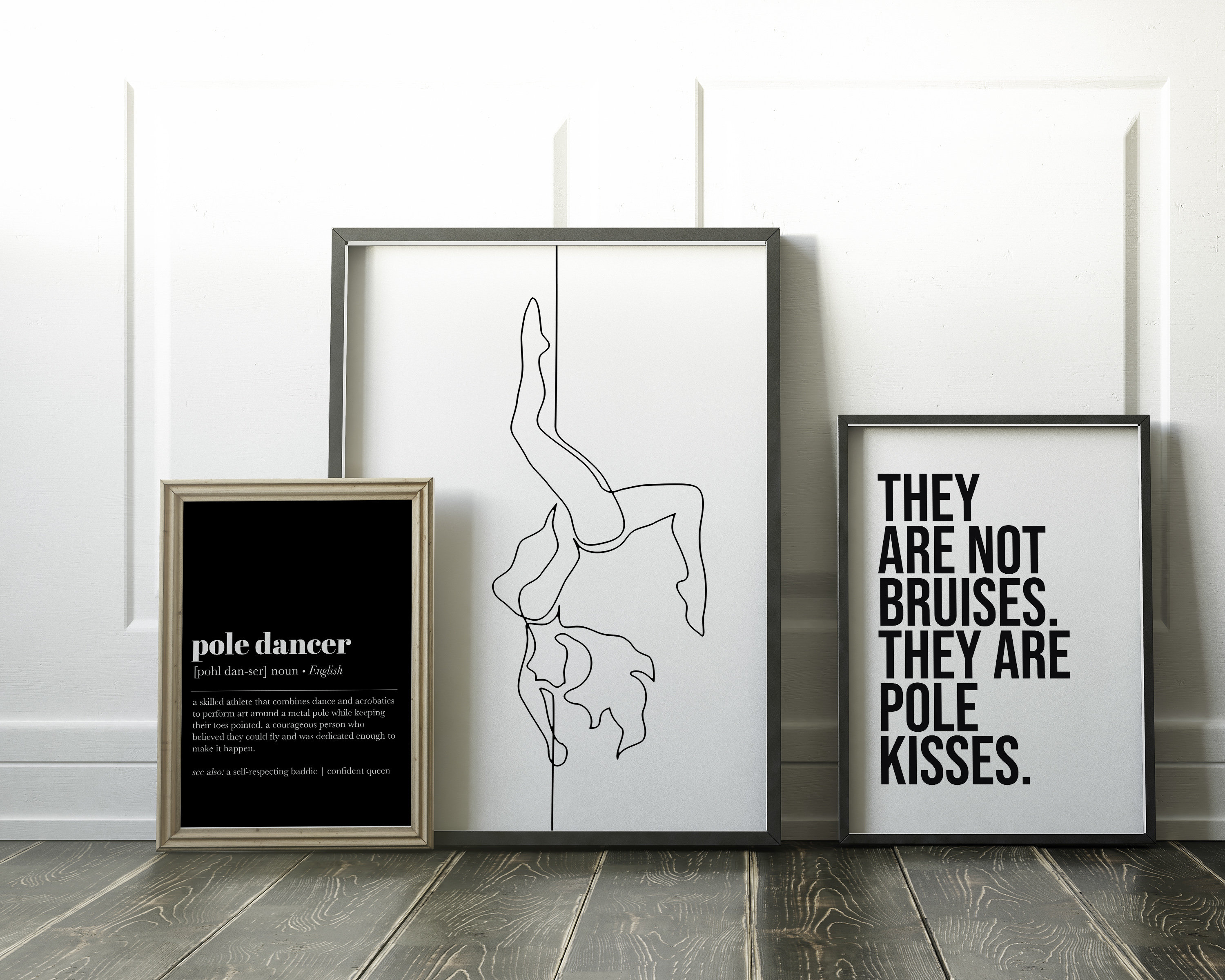 Pole Dance Gift Home Gym Decor Set of 9 PRINTABLES Pole - Etsy UK