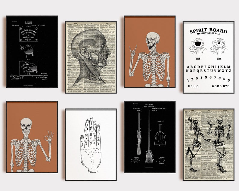 Halloween Decor Set of 20 PRINTABLES Spooky Decor - Etsy