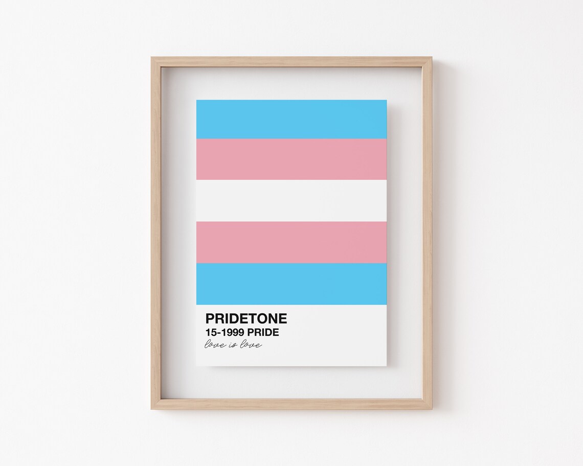 Transgender Gift LGBTQ Poster PRIDE Printable Wall Art | Etsy