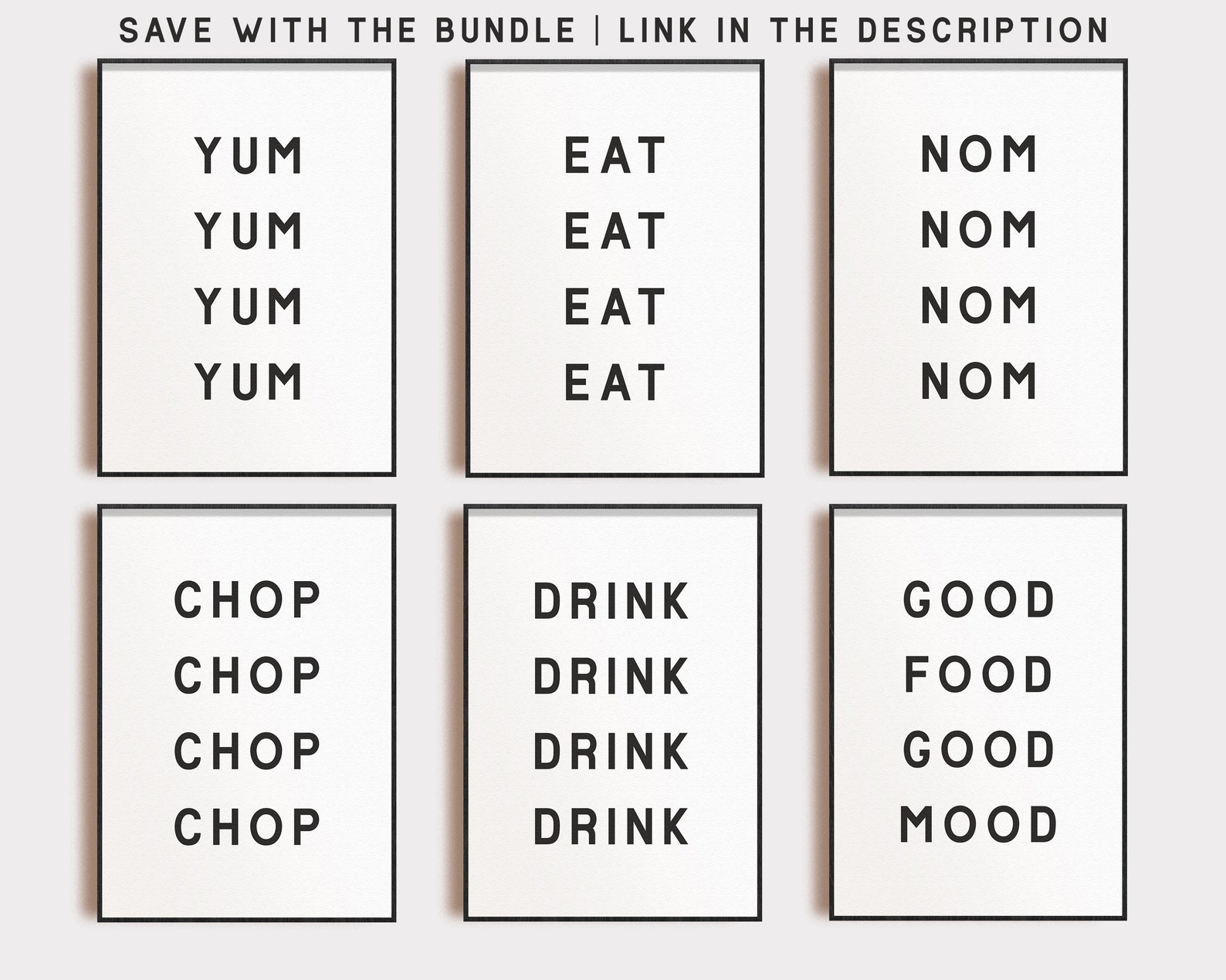 Printable Kitchen Decor Dining Room Wall Art Kitchen Print Kitchen Wall ...