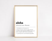 Aloha Poster I Printable Poster HD I INSTANT DOWNLOAD I - Etsy Canada