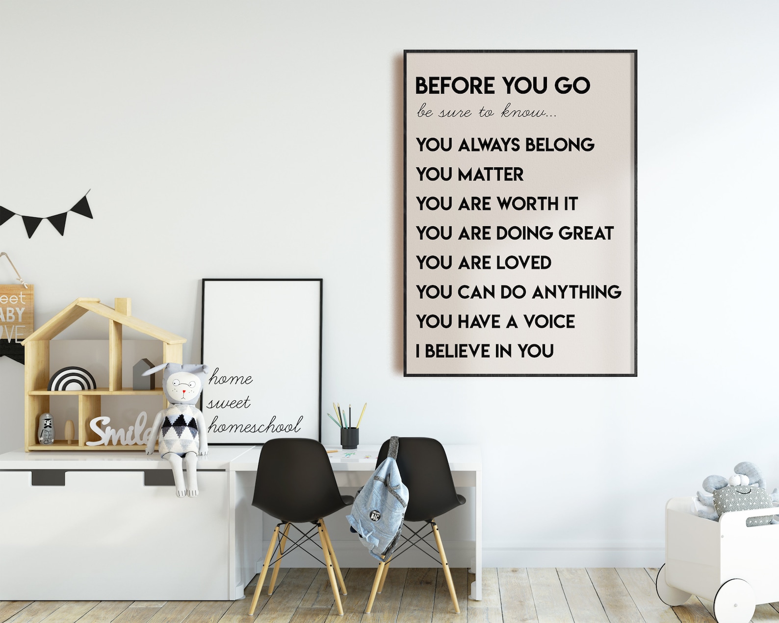 Affirmation Wall Art for Kids Inspirational Classroom Decor Kids Room ...