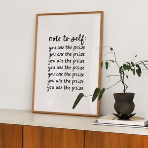 Affirmation Poster Inspirational Wall Art Girly Wall Art Cute Wall Art ...