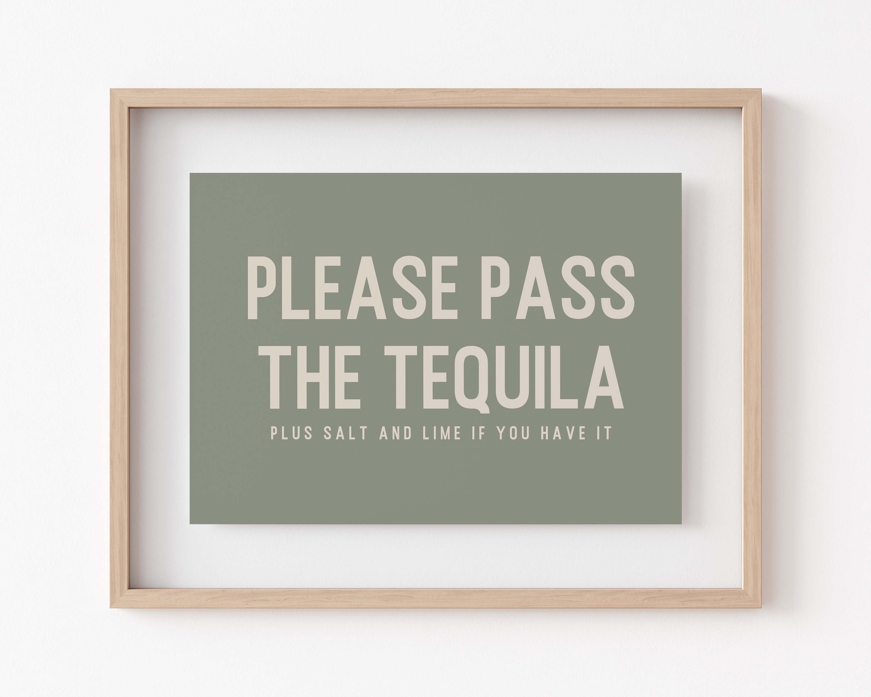 Tequila Wall Art Funny Bar Cart Decor Bar Cart Wall Art - Etsy