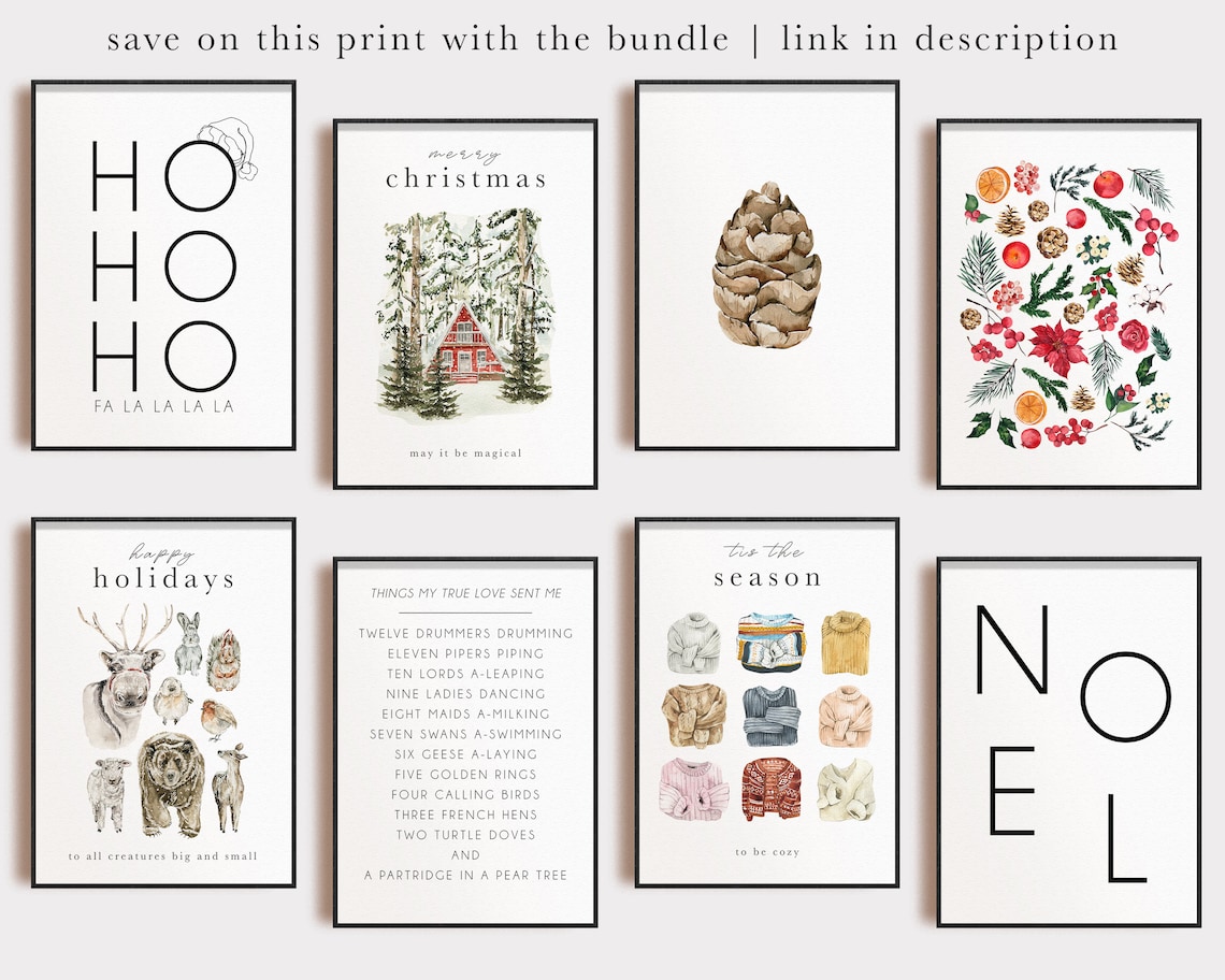 Funny Christmas Print Christmas Wall Art Christmas - Etsy