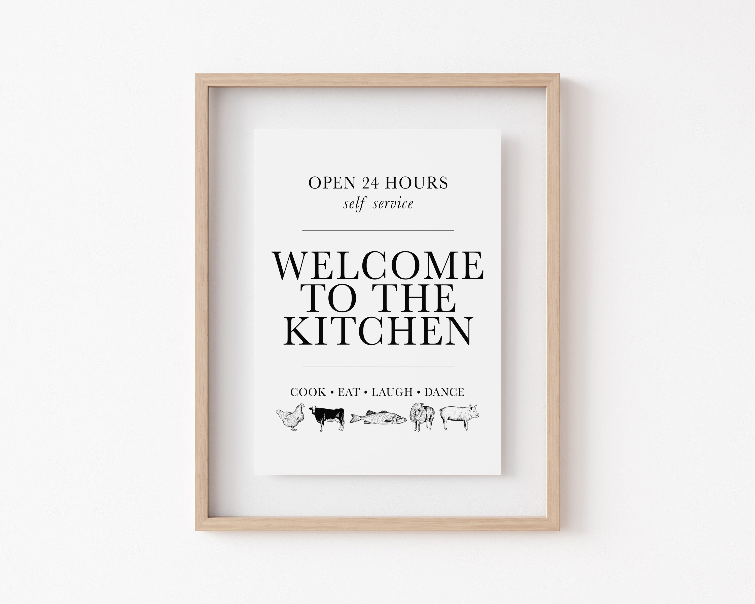 Kitchen Sign | Kitchen Wall Decor | Kitchen Wall Art | Kitchen Art ...