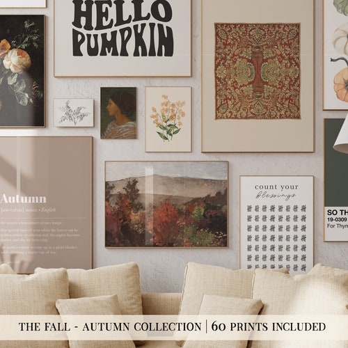 Thanksgiving Printable Wall Art Thanksgiving Decor - Etsy