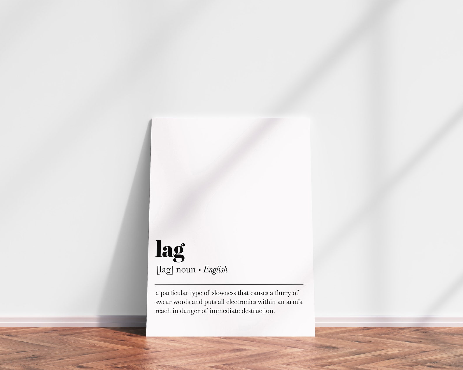 Lag Definition Print Gaming Wall Art Set Gamer Print - Etsy