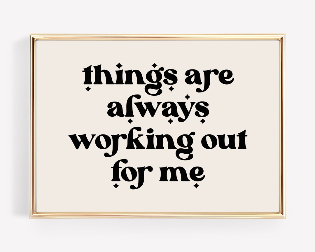 Affirmation Wall Art | Inspirational Wall Art | Retro Prints | Trendy ...